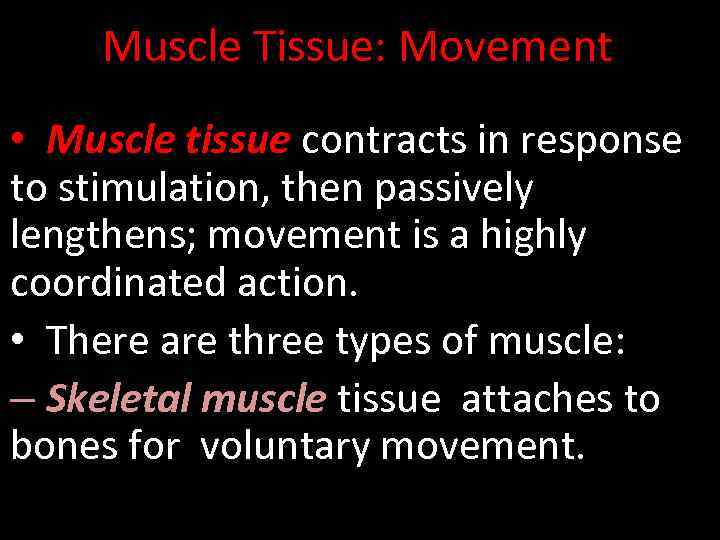 Biology lesson Tissue Tissue is a
