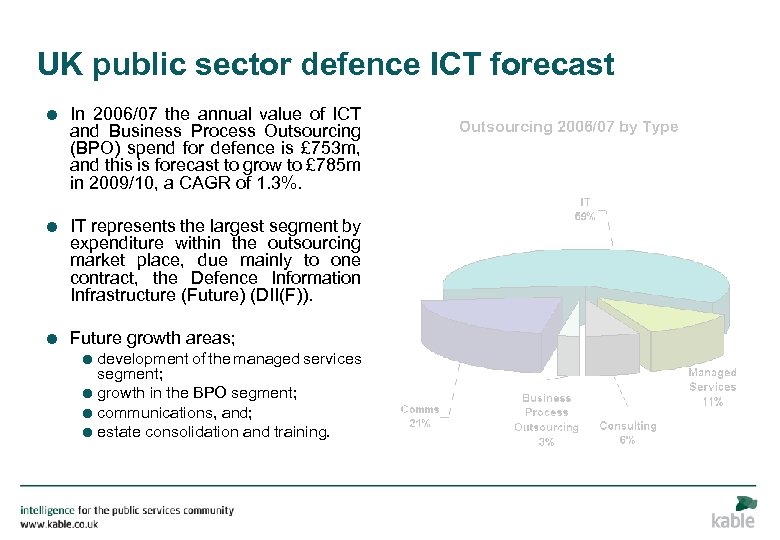 ICT in the UK public sector defence market