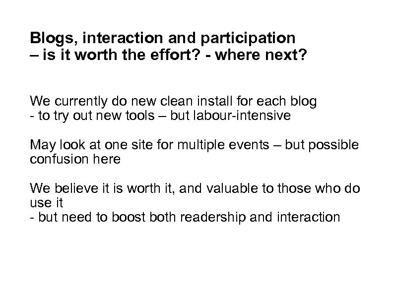 Experiences of Using Podcasts Blogs And Web 2