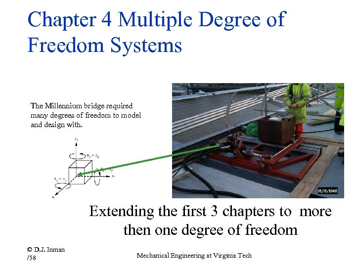Chapter 4 Multiple Degree of Freedom Systems The