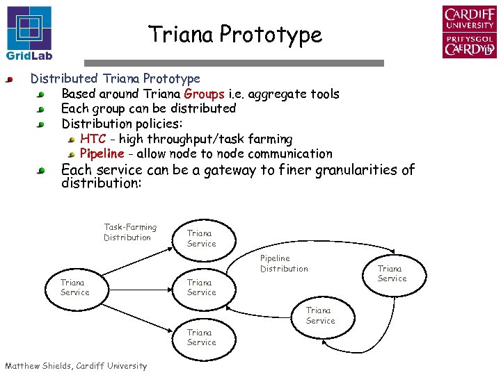Programming Scientific and Distributed Workflow with Triana Services