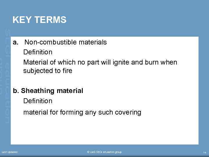 BUILDING CONSTRUCTION II ECM 3154 WEEK 5 STAIRS-