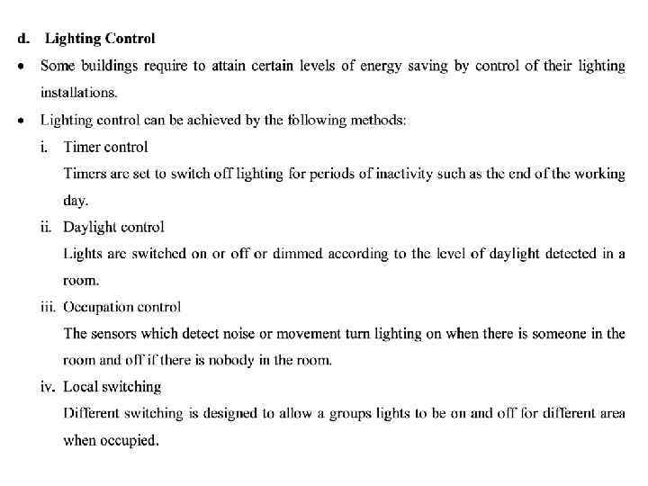 LIGHTING Power Point Slides by TH FOO NADZIRAH