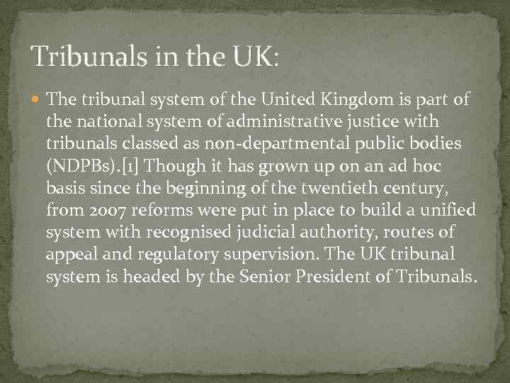 Tribunals Шевченко А А ПД-101 Tribunal