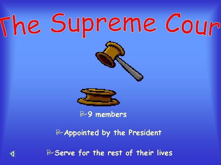 The American system of government is established by