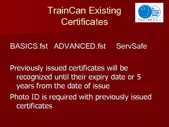 Toronto Public Health TPH Food Handing Requirement This Summary