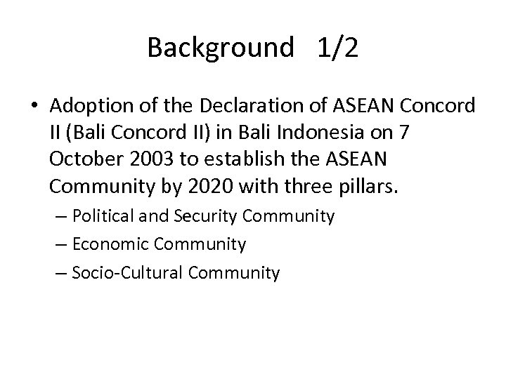 ASEAN SOCIO-CULTURAL COMMUNITY Presented by the Professional Regulatory