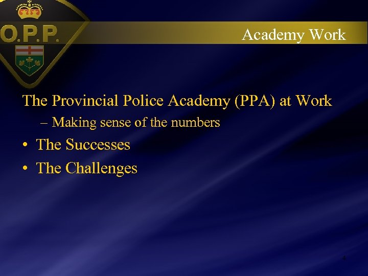 Leading Innovation in Canadian Police Training Canadian Police