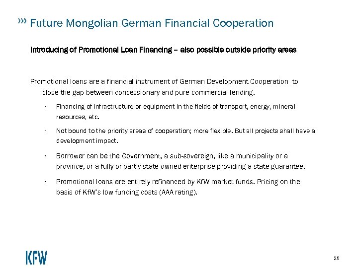 Kf W Entwicklungsbank German Financial Cooperation with Mongolia