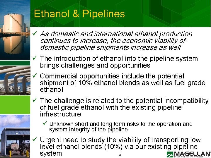 Ethanol Transportation Distribution Governors Ethanol Coalition Mike
