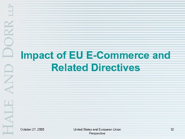 Essentials in a Borderless World United States and