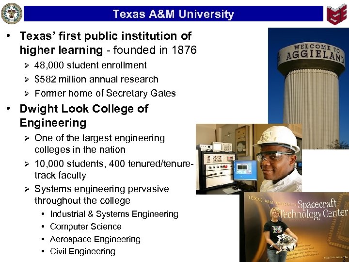 Systems Engineering Research at Texas A M University Abhijit