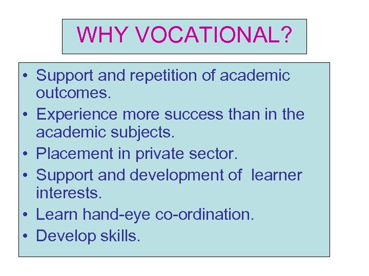 OBJECTIVE We strive to give