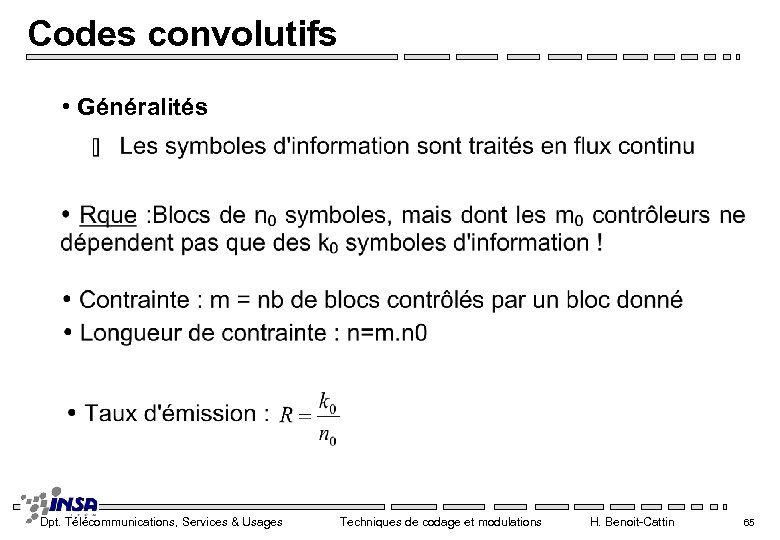Techniques de codage et modulations 3 TC-TCM Hugues
