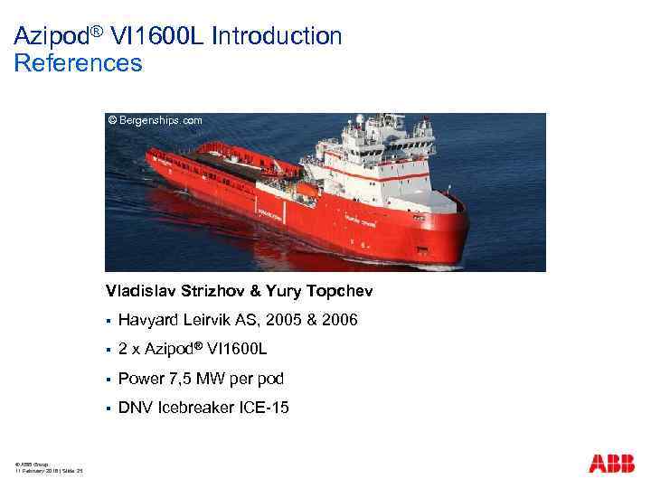 Philipp Fedorov ABB Marine Технологии АББ для морских