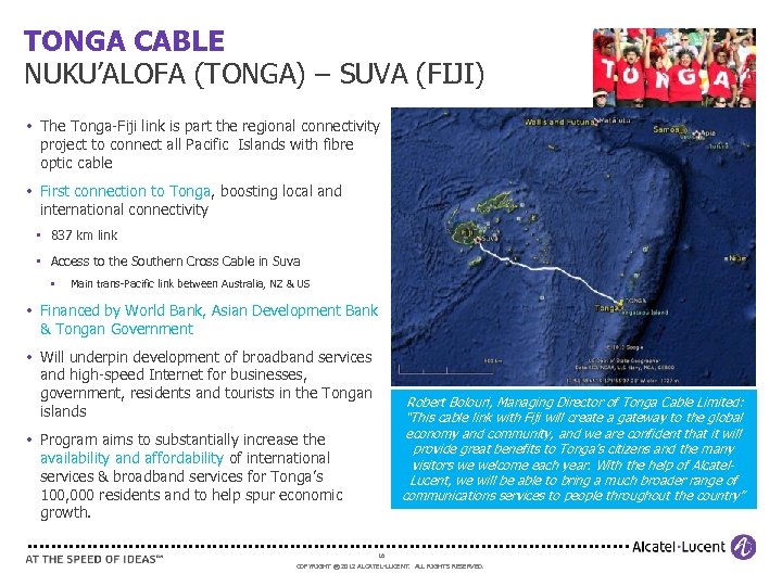 SUBMARINE CABLE SYSTEMS IN THE PACIFIC OPPORTUNITIES