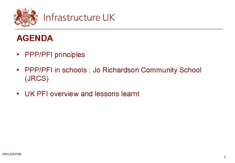 The schools PPP experience in the U K