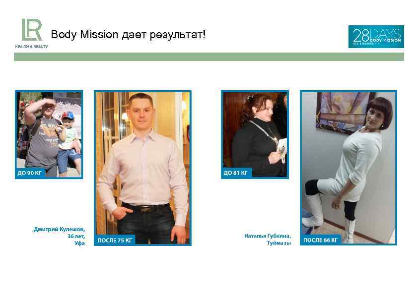 Body Mission Худеем за 28 дней Новая программа