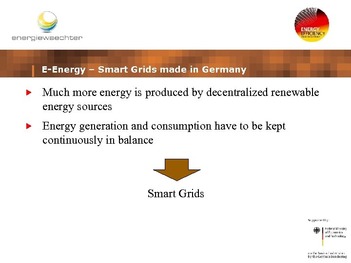 Energy Efficiency made in Germany Smart Grids and