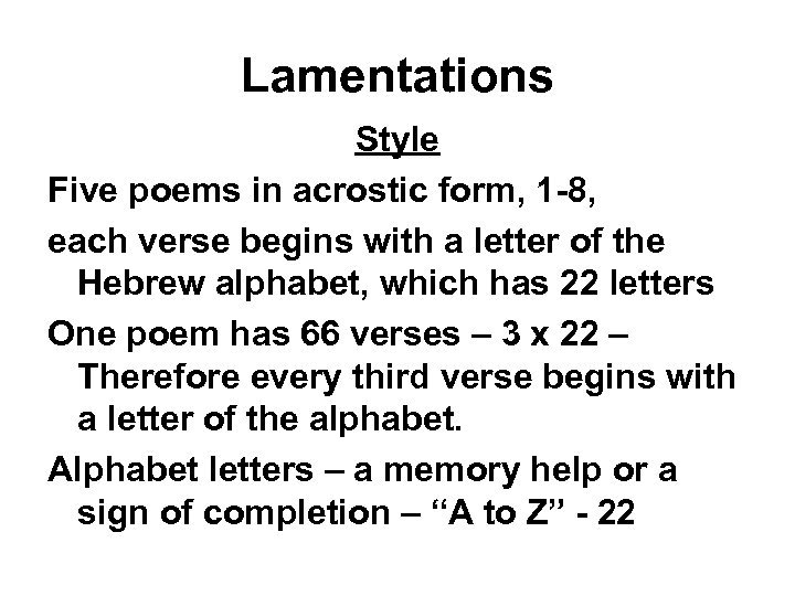 Bible Blitz IV The Prophets July 2 2007