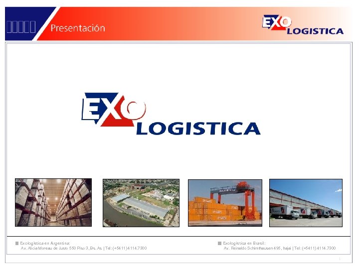 Exologistica en Argentina Av Alicia Moreau de Justo