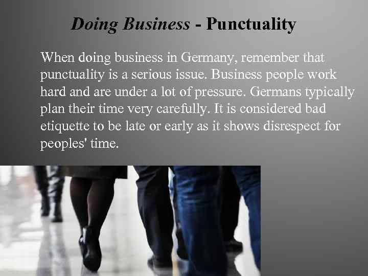 Doing Business in Germany Iryna Oleksynska Doing