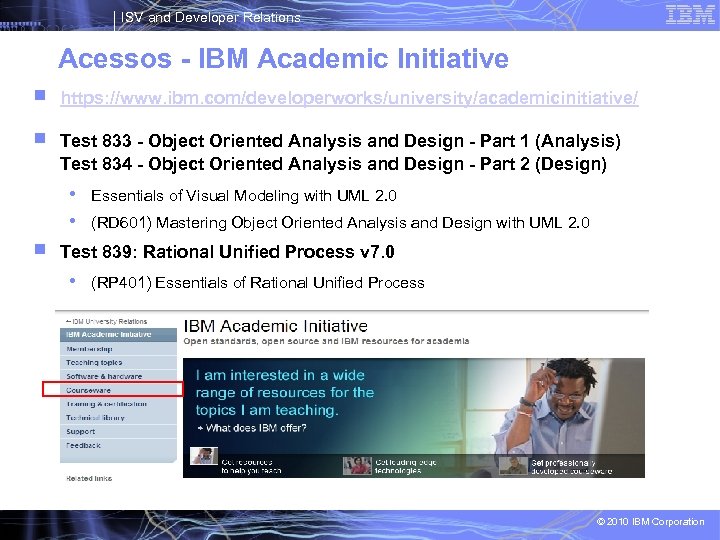 ISV and Developer Relations Projeto IBM Smart Professional