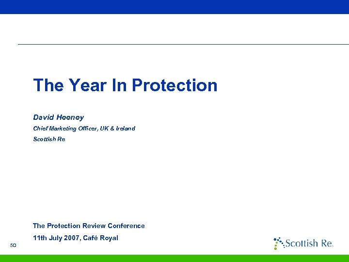 The Year In Protection David Heeney Chief Marketing