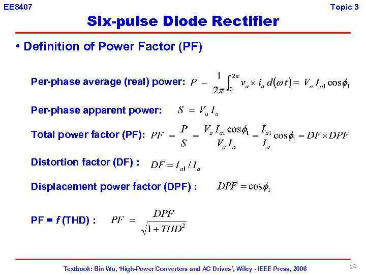 EE 8407 Power Converter Systems Topic 3 Graduate
