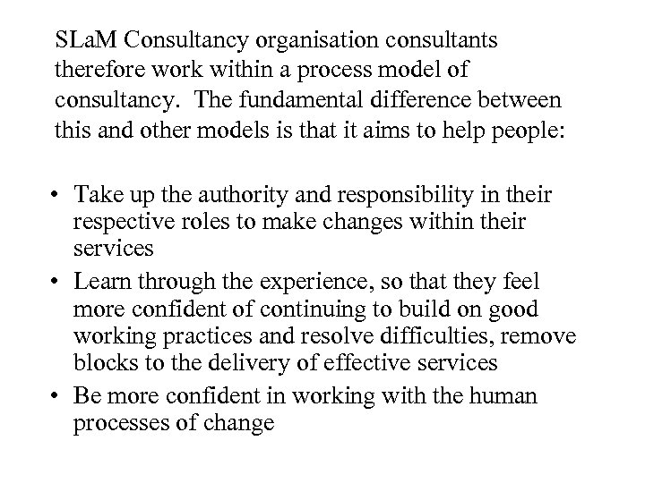 SLa M Consultancy The Future