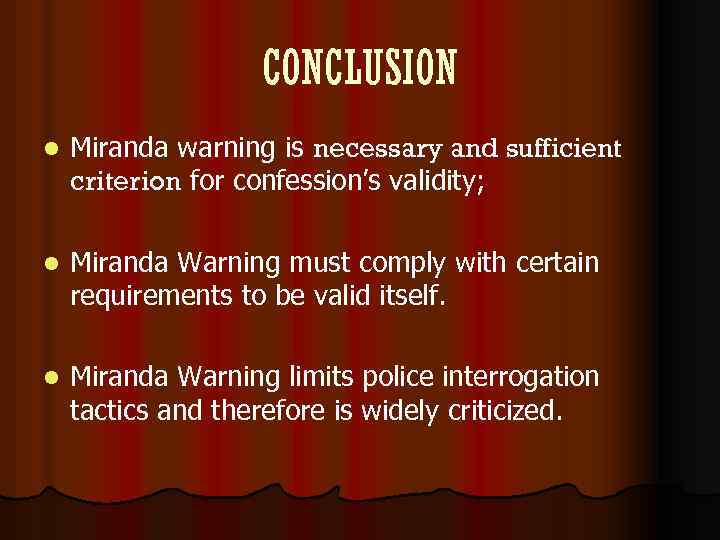 MIRANDA RIGHTS Origins Influence Herman Y Derbushev