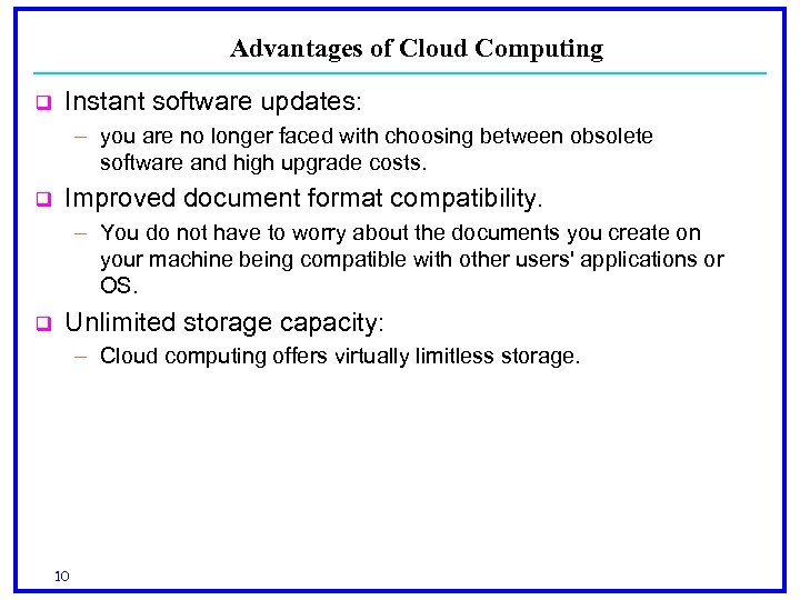 Cloud computing Assoc Professor Bela Stantic Slide 1