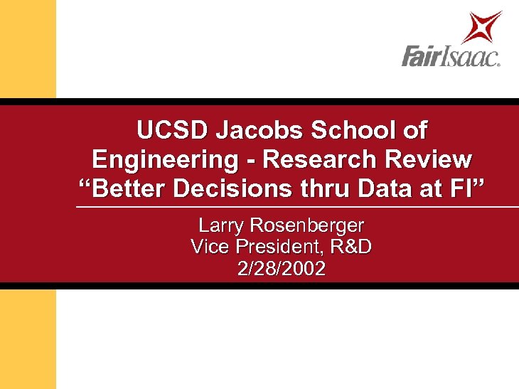 UCSD Jacobs School of Engineering — Research Review