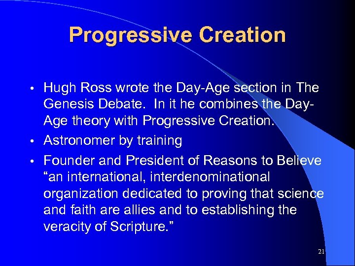 Biblical Creation Gen 1 1 -8 In