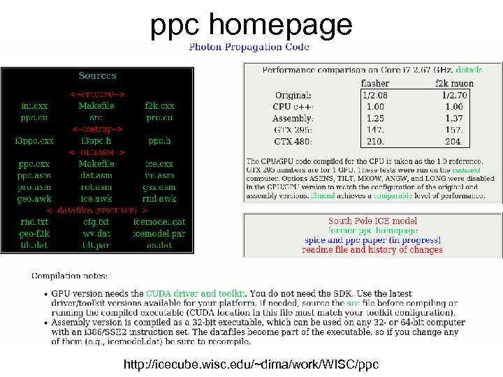 Ice Cube simulation with PPC photon propagation code