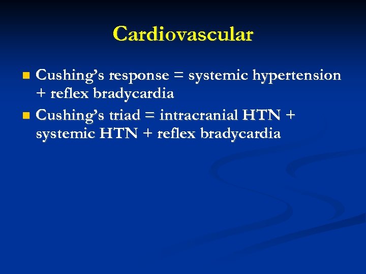 Neurophysiology and Intracranial Hypertension Mani K C Vindhya