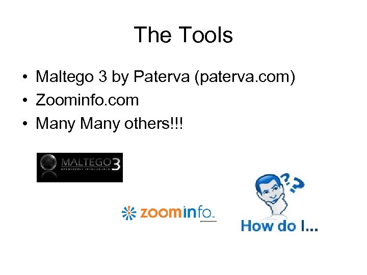 Footprinting Intelligence Gathering Paterva Beyond Wardell