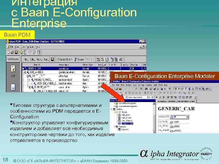 Baan for PLM Product Lifecycle Management Управление жизненным