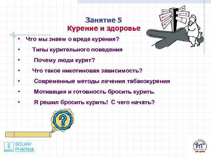 Занятие 5 Курение и здоровье • Что мы