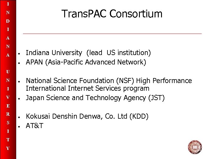 I N Trans PAC D I A N