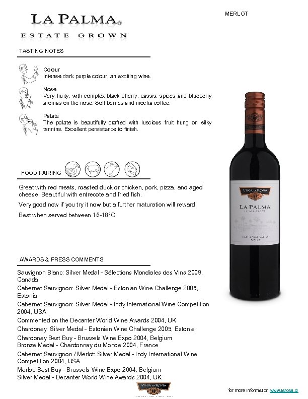 SAUVIGNON BLANC TASTING NOTES Color Pale yellow with