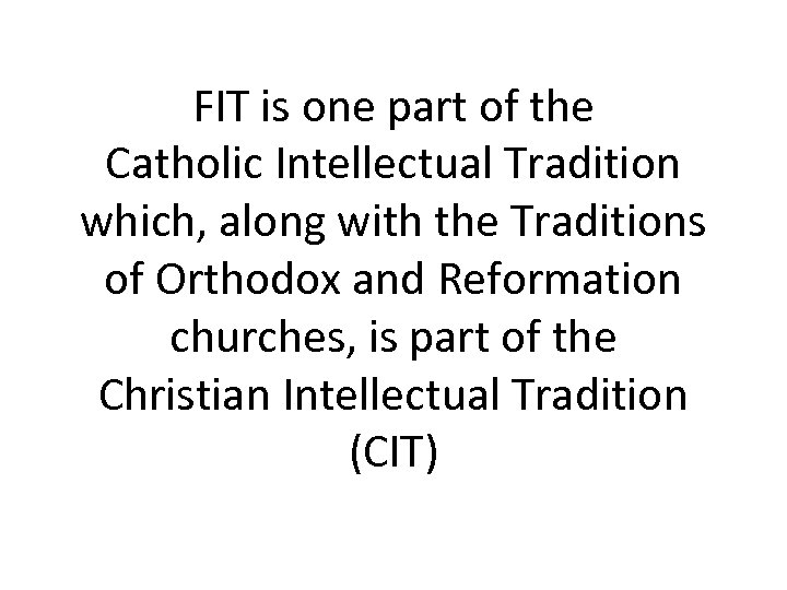 Continuing Formation Franciscan Heritage The Intellectual Tradition by