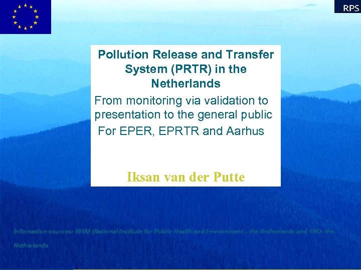 Pollution Release and Transfer System PRTR in the