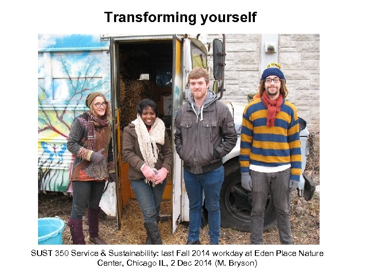 Sustainability at Roosevelt University What s Going On