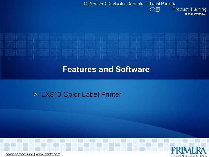 CD DVD BD Duplicators Printers Label Printers Product