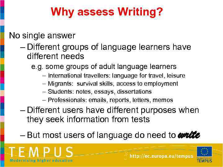 Promoting Sustainable Excellence in Testing and Assessment of