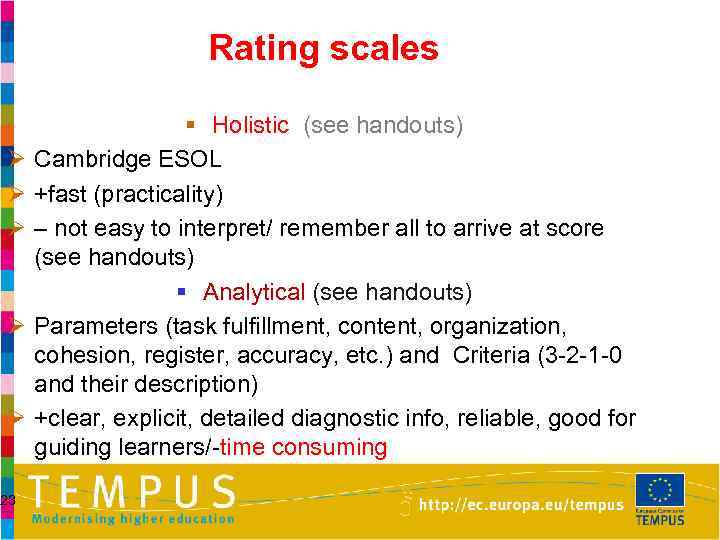 Promoting Sustainable Excellence in Testing and Assessment of