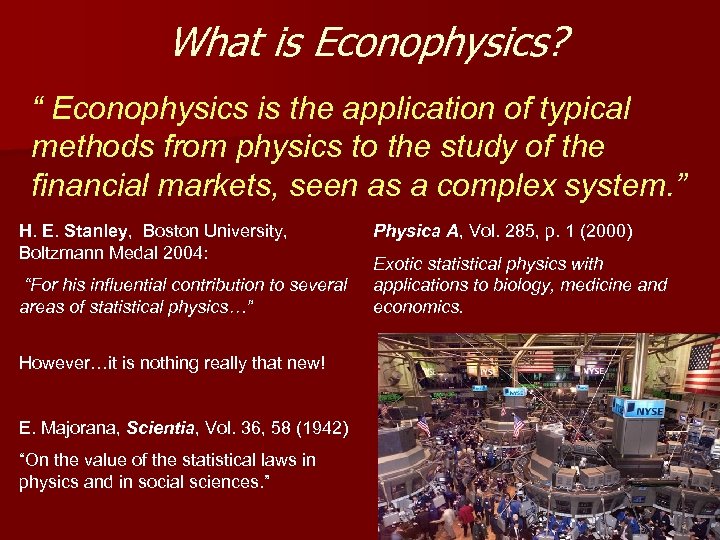 The Microscopic Structure of Financial Markets a brief