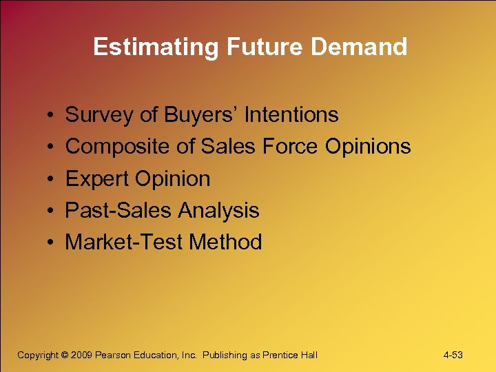 4 Conducting Marketing Research and Forecasting Demand Marketing