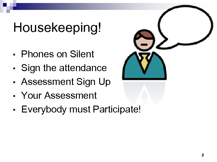 Interact With Guests 1 Housekeeping